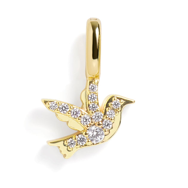 Wear Felicity's Bird Remembrance Charm – Symbol of Love & Spiritual Freedom