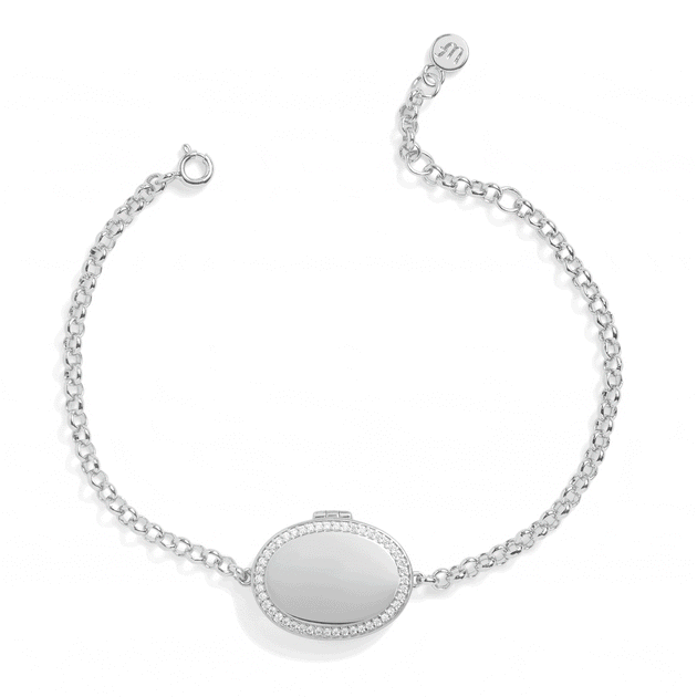 Photo Oval Locket Bracelet | Custom Jewelry by Wear Felicity