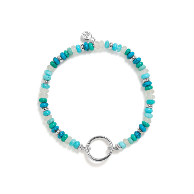Wear Felicity Turquoise Stretch Bracelet Charm Keeper – Vibrant ...